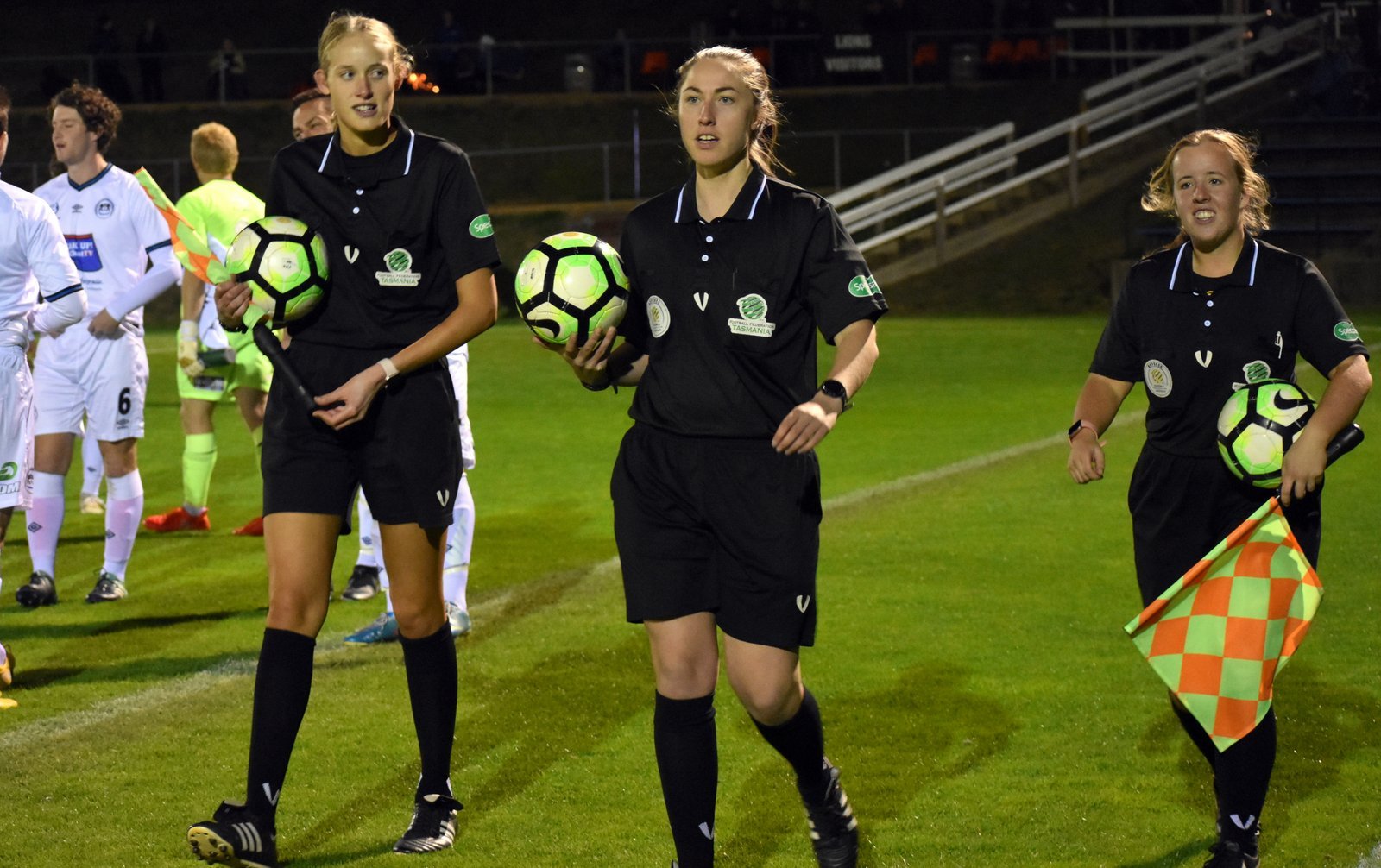 All-women referee team officiate historical Capital Football NPL1 game ...